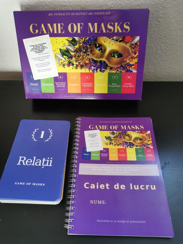 Cum te poate ajuta Game of Masks - Cartonașele Game of Masks