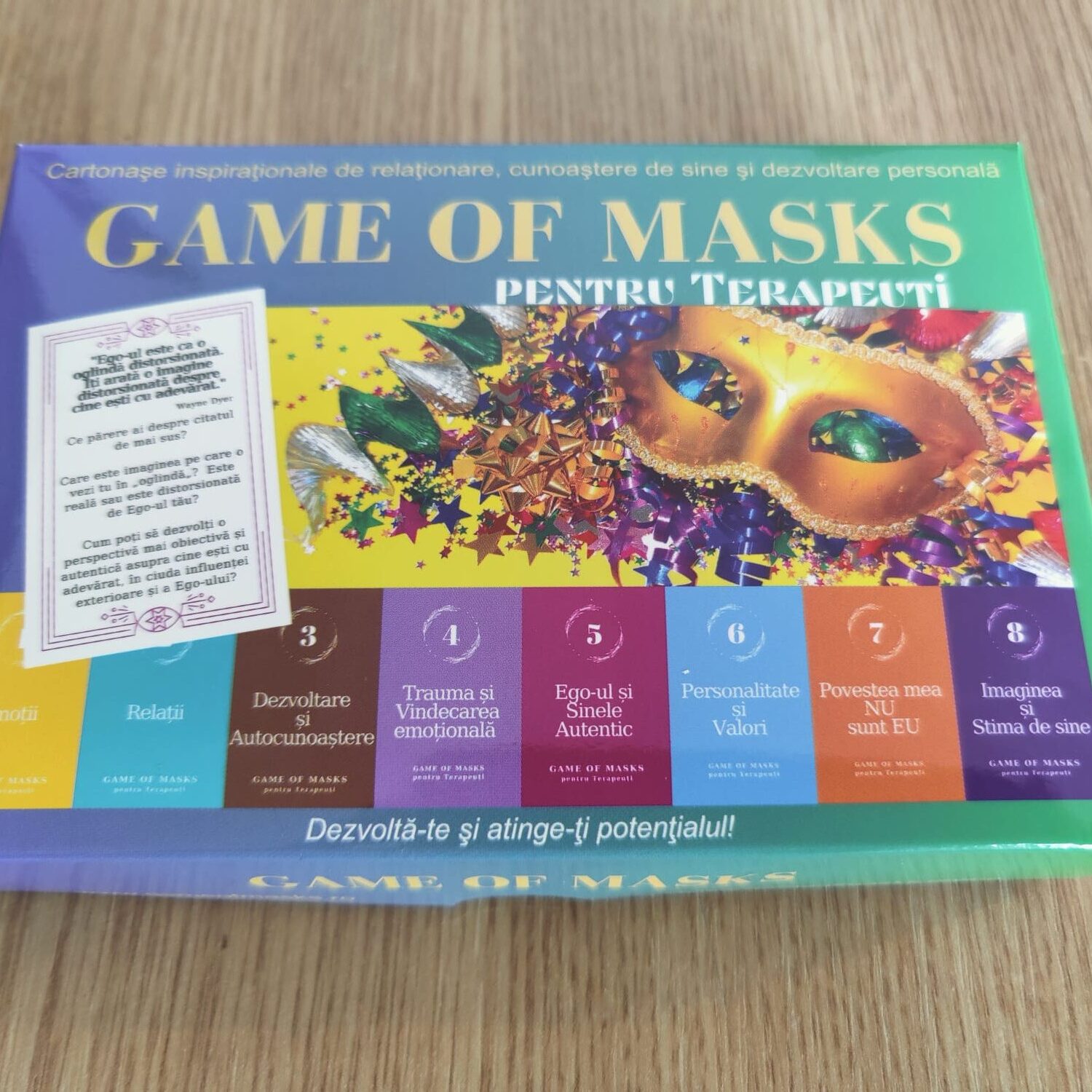Game of Masks pentru Terapeuți